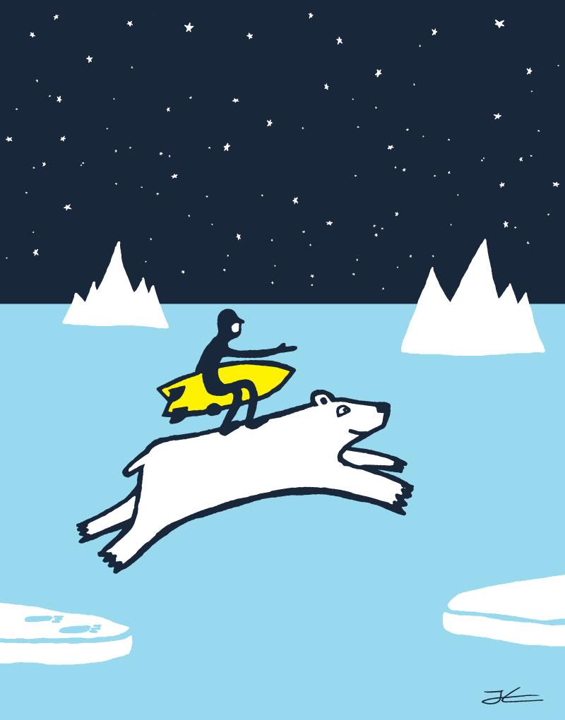 If There's a Will There's a Wave - Jonas Claesson Art – Jonas Claesson Shop