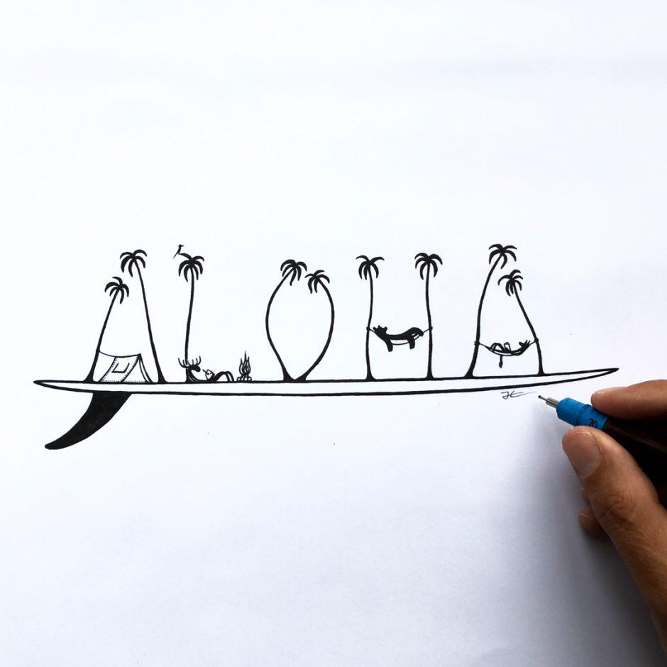 Aloha - Jonas Claesson Art – Jonas Claesson Shop