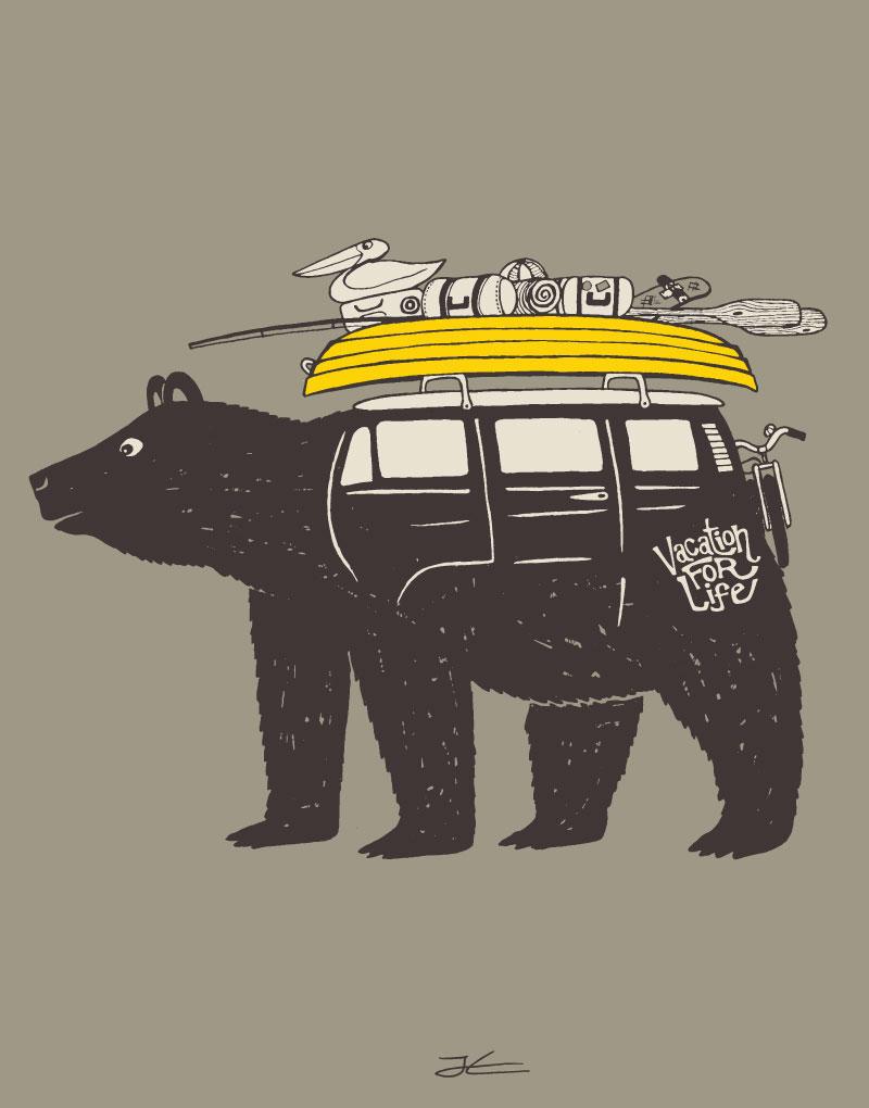 Bear Bus - Jonas Claesson Art – Jonas Claesson Shop