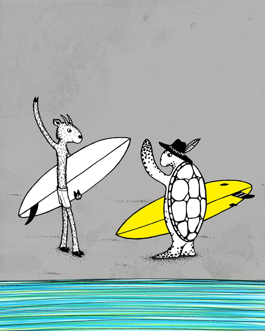 Beach Time in Hyuga - Jonas Claesson Art – Jonas Claesson Shop