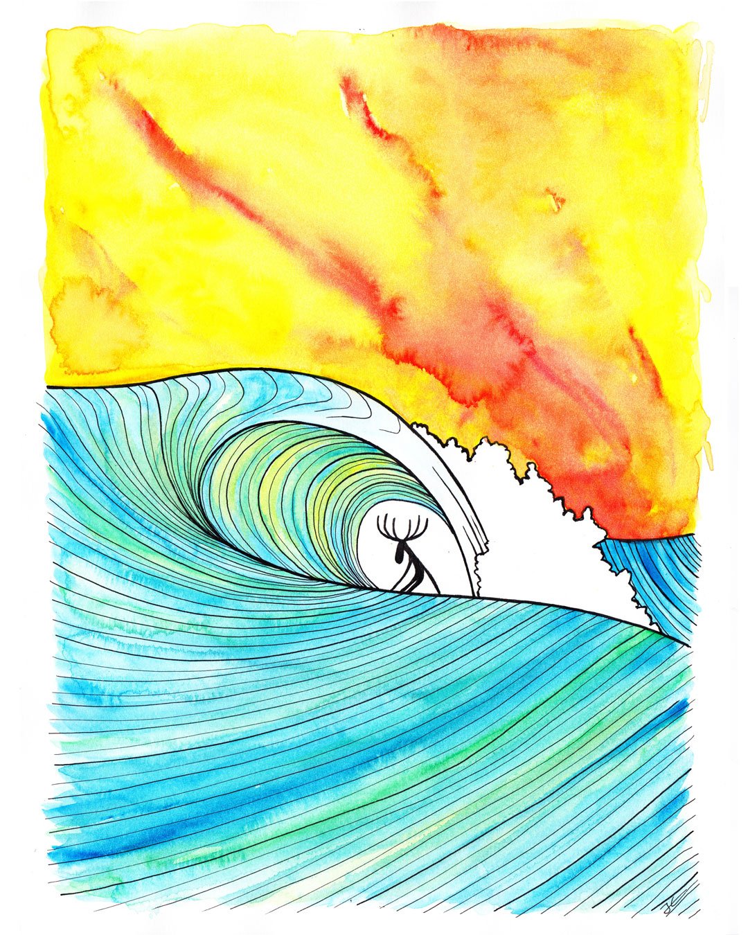 Sunset Slab - Jonas Claesson Art – Jonas Claesson Shop